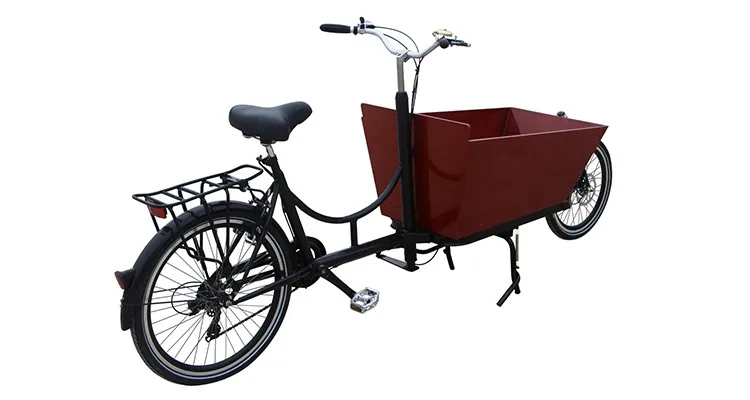 2021 New 6 Speed Front Loading Cargo Bicycle 2 Wheel Family Bakfiets ...