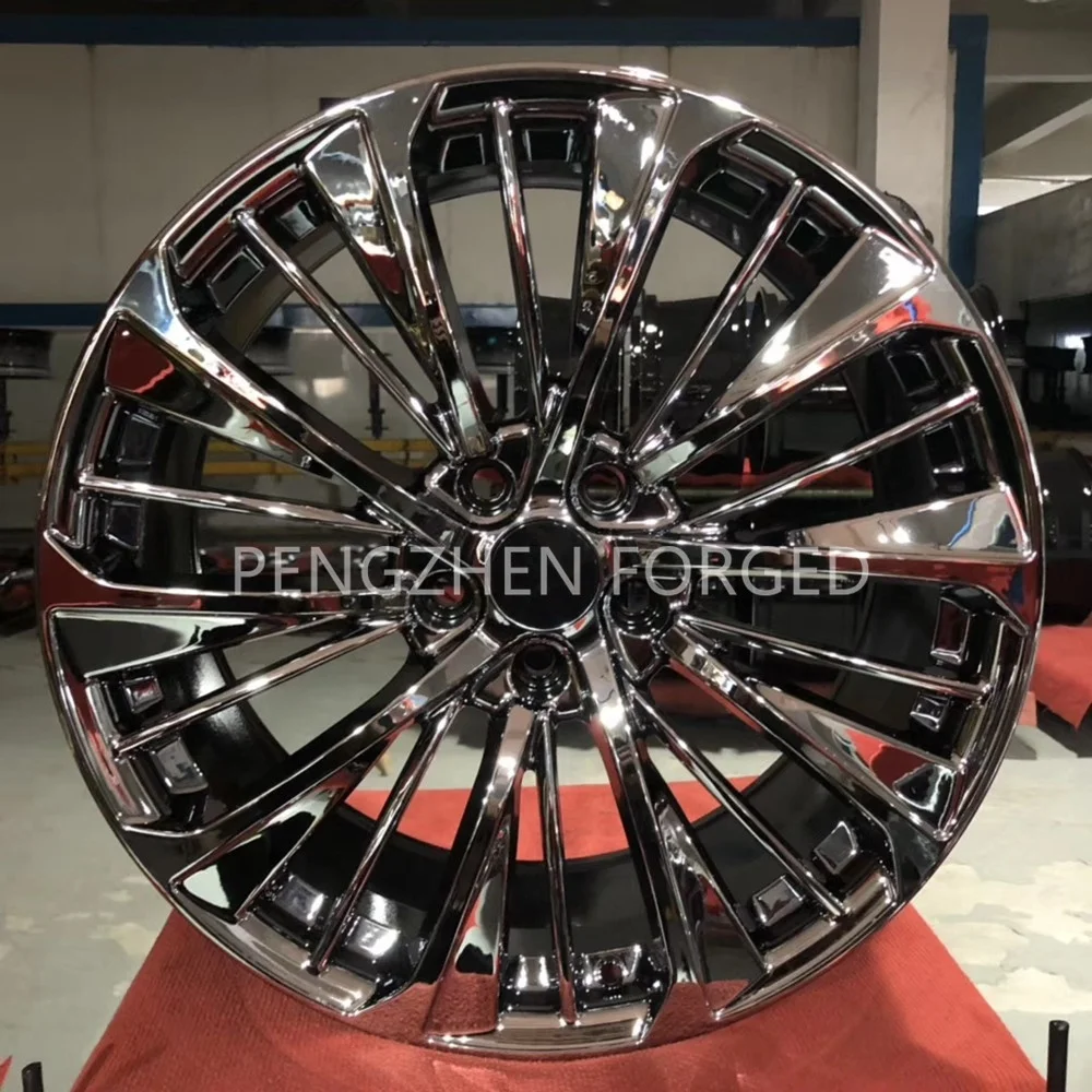 Black Effect Forged 18 Inch Chrome Car Wheels For Lexus Highlight 114 ...