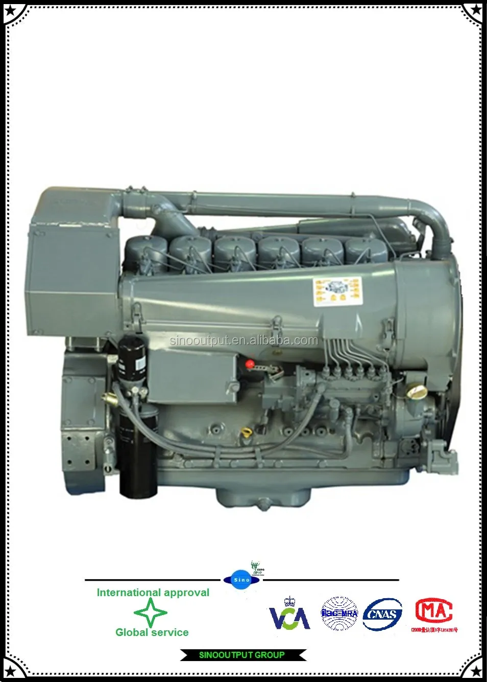 6 Cylinder In Line 78kw Fram Machinery Usage Deutz Engine F6l912 For ...