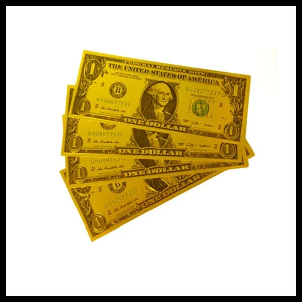 24k Gold Banknote Wholesale Pure Gold Banknote $100 Dollar Bills - Buy ...