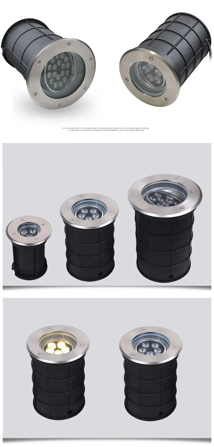 IP65 Waterproof Underground Lights - Adjustable & Efficient