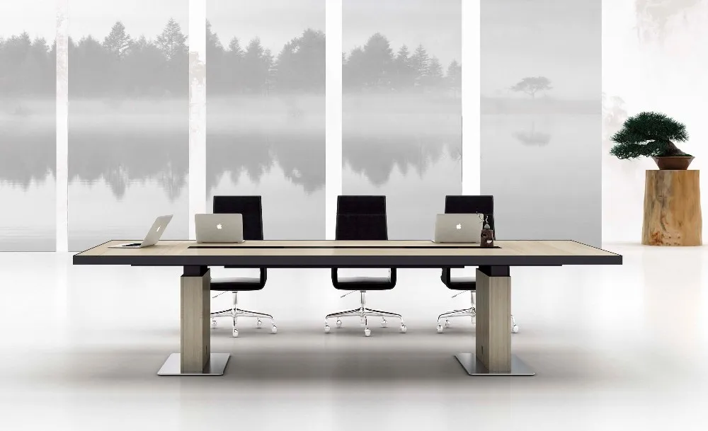 Modern Office Furniture Office Meeting Conference Table Training Long ...
