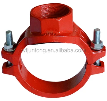 Ductile Iron Mechanical Tee Grooved End Pipe Fitting - Buy Mechanical ...