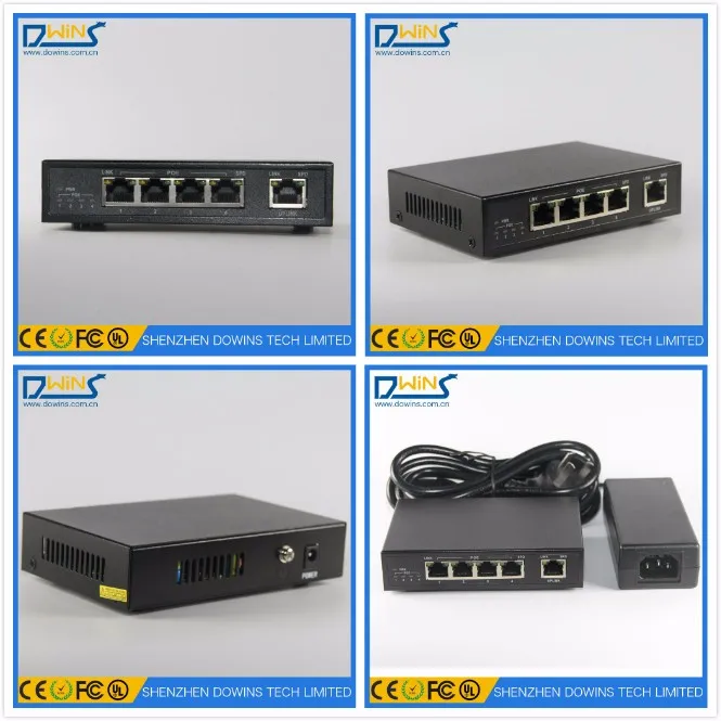 24 Port Fiber Switch 4 Port Poe Switch For Hikvision Ip Camera Poe ...