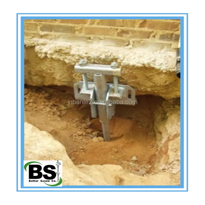 Screw Pile Underpinning/helical Pile Bracket/spiral Pier Bracket - Buy ...