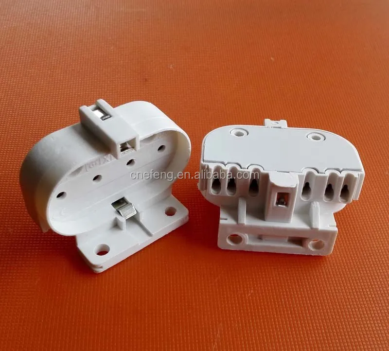 Pc Lampholder 2g11 Plastic Electric Lamp Socket;lampholder Bulb Socket ...