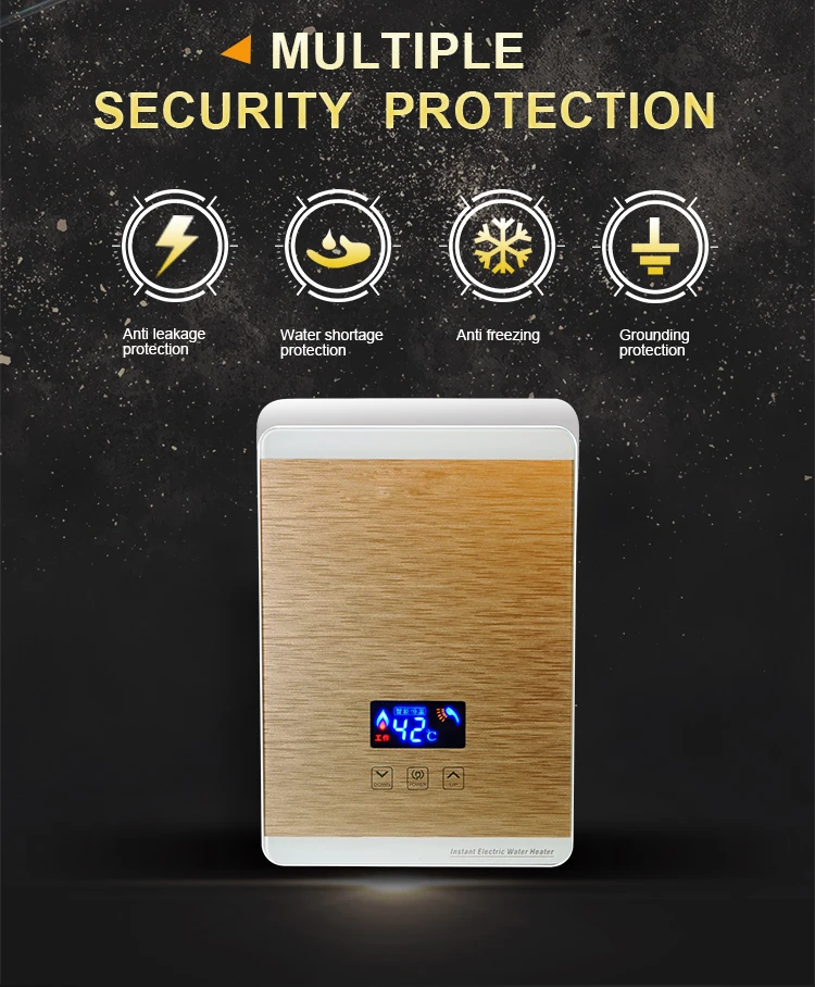 Remote Control 5500w Instant Hot Water Heater - Buy 5.5kw Electric ...