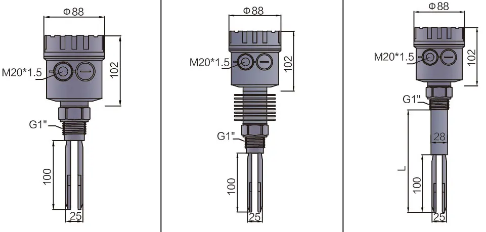 Vibration Fork Level Switch - Buy Vibration Fork Level Switch,Level ...