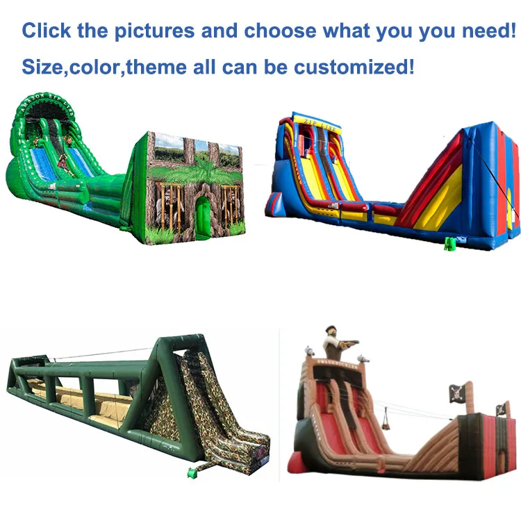 Commercial Inflatable Sports Inflatable Zip Line /new Games Bounce ...