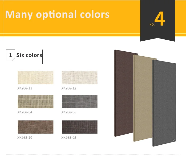 Promotional Cheapest 50mm Decorative Fabric Wall Sound Insulation ...