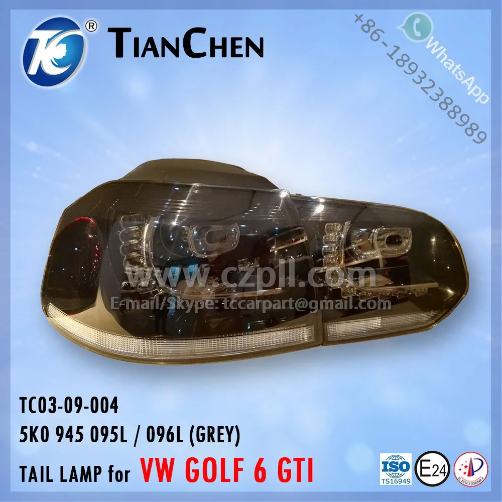Tail Lamp For Golf 6 Gti 5k0 945 095 Q / 096 Q Grey Led 5k0 945 095 L ...