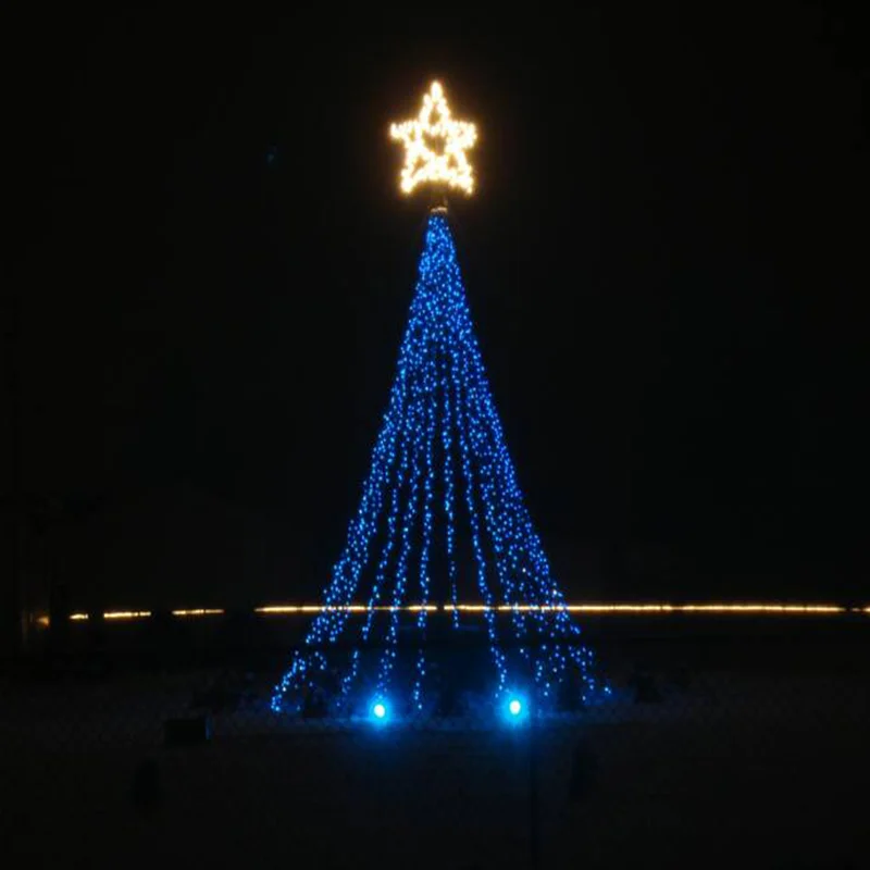 Outdoor Giant Led String Lights Christmas Tree - Buy Led Christmas Tree ...