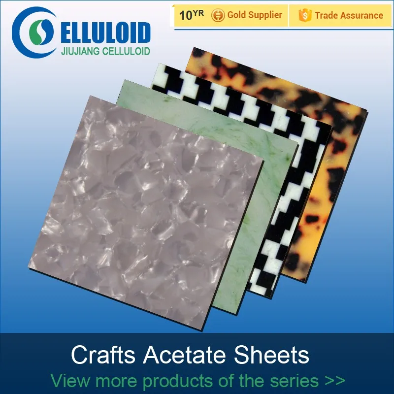 Tortoise Shell Cellulose Acetate Sheet for Jewelry Making