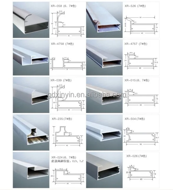 Kitchen Cabinet Aluminum Frame Glass Door Profile In High Quality - Buy ...
