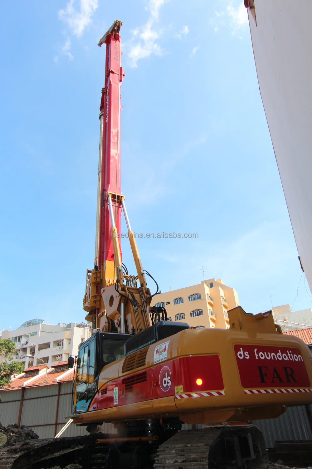Hydraulic Long Spiral Rotary Drilling Rig Far280 Pile Driving Rigs ...