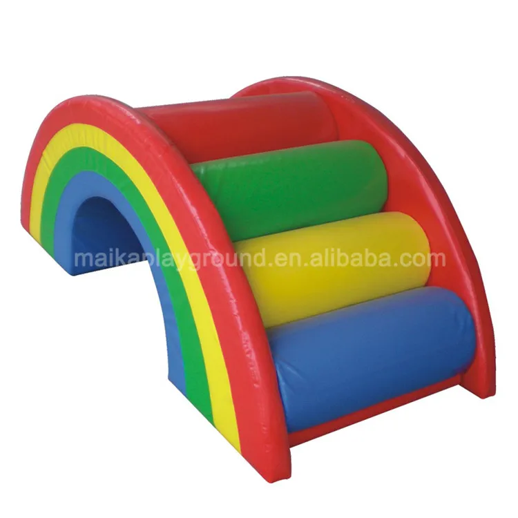Indoor Soft Playground Rainbow Bridge Indoor Soft Play Toys Combination ...