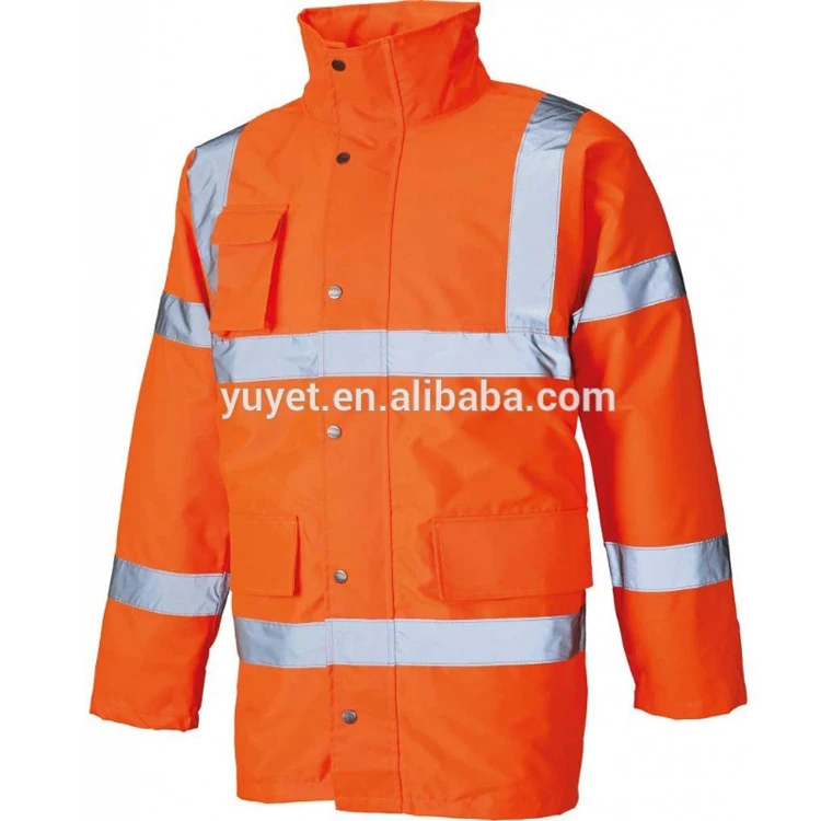 High Visibility Reflective Strip Work Jackets Hi Vis Workwear - Buy Hi ...