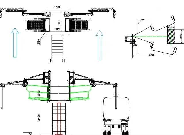 Welding Step Ladder Industrial Used At Tank Farm Loading Unloading ...