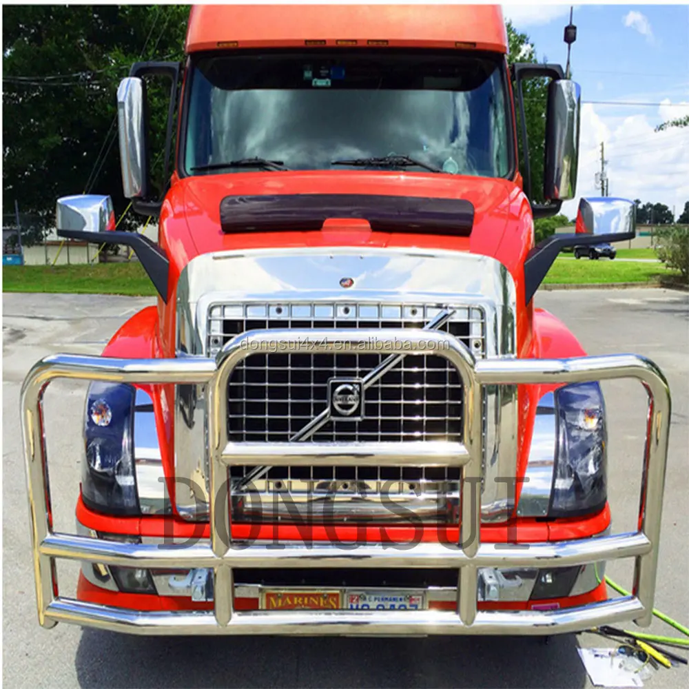 304 Stainless Steel Front Bumper For Freightliner Cascadia Truck Bull ...