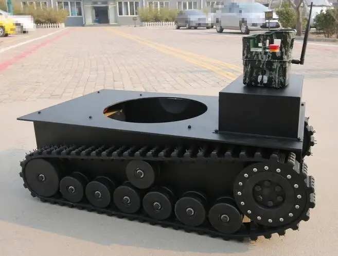 Remote Control Rubber Track Chassis System Lifting Platform Hydraulic ...