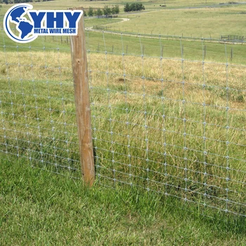 6 Feet Hot Dipped Galvanized Veld Span Wire Fence Panels For Raising ...