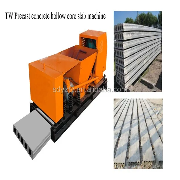 Prestressed Concrete Slab Making Machines Precast Hollow Core Slab ...