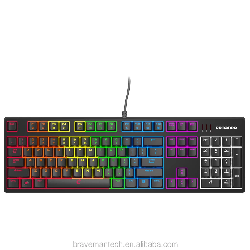Professional Computer Wow Gaming Keyboard With Cherry Switch And 1800mm ...