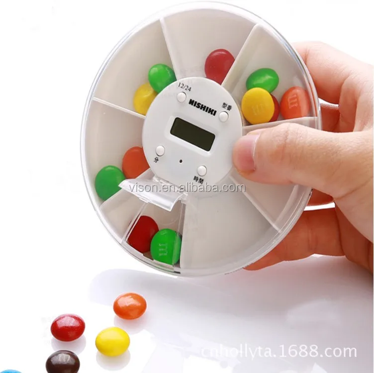 Portable Pill Box With Alarm Timer/digital Pill Box Timer - Buy Pill ...
