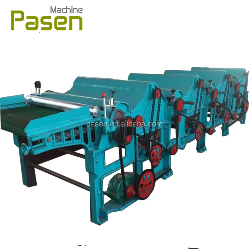 Cotton Yarn Waste Recycling Machine / Waste Clothes Recycling Machine ...