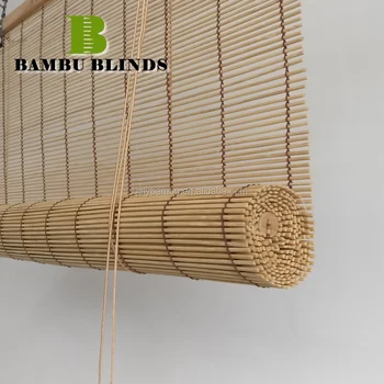 Cheap Wholesale Bamboo Roll Up Blinds For Window Bamboo Curtain - Buy ...