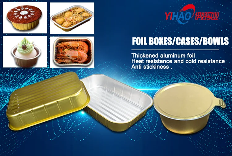 Customized Aluminum Foil Box For Food Packaging - Buy Aluminum Foil ...
