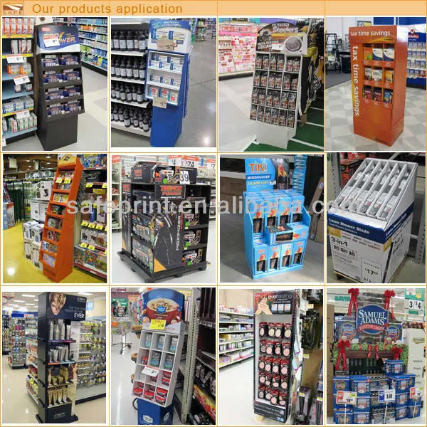 New Design Cardboard Free Standing Dancing Display Shelf - Buy Free ...