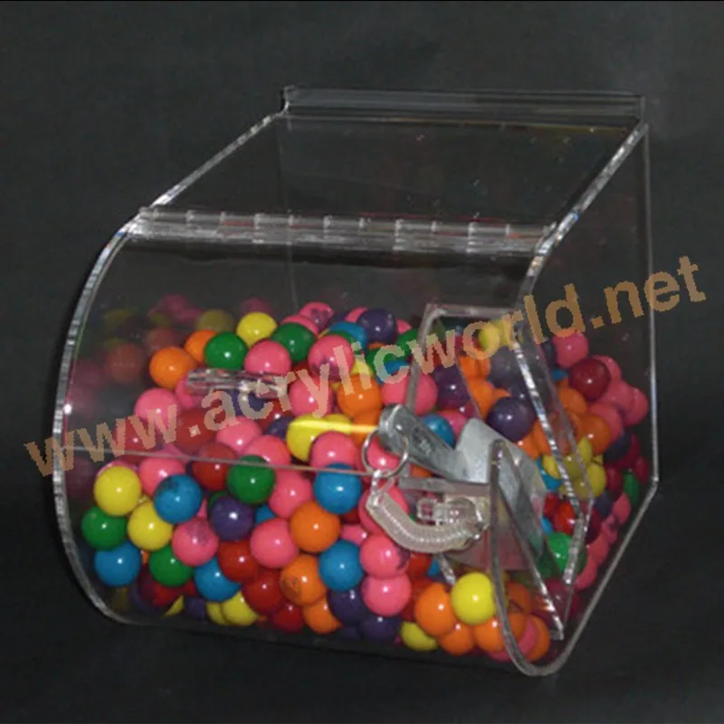 Acrylic Candy Holder Display Box Lucite Countertop Candy Container ...