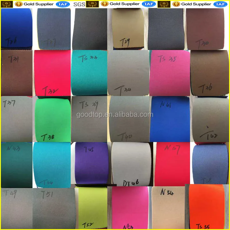 Polychloroprene Soft Foam Waterproof Wetsuit Material Roll Scuba Fabric ...