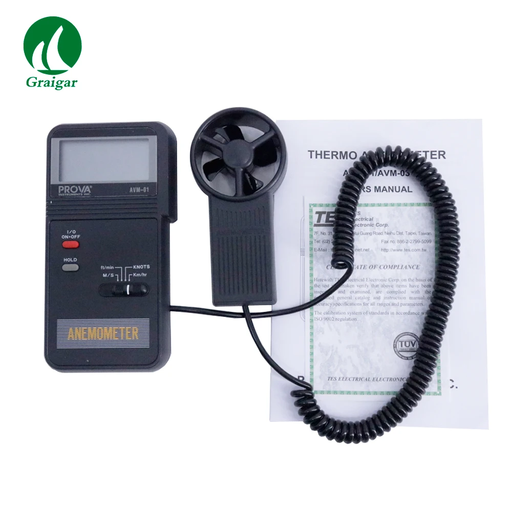 PROVA AVM-01 Digital Anemometer - Precision Wind Speed Tester
