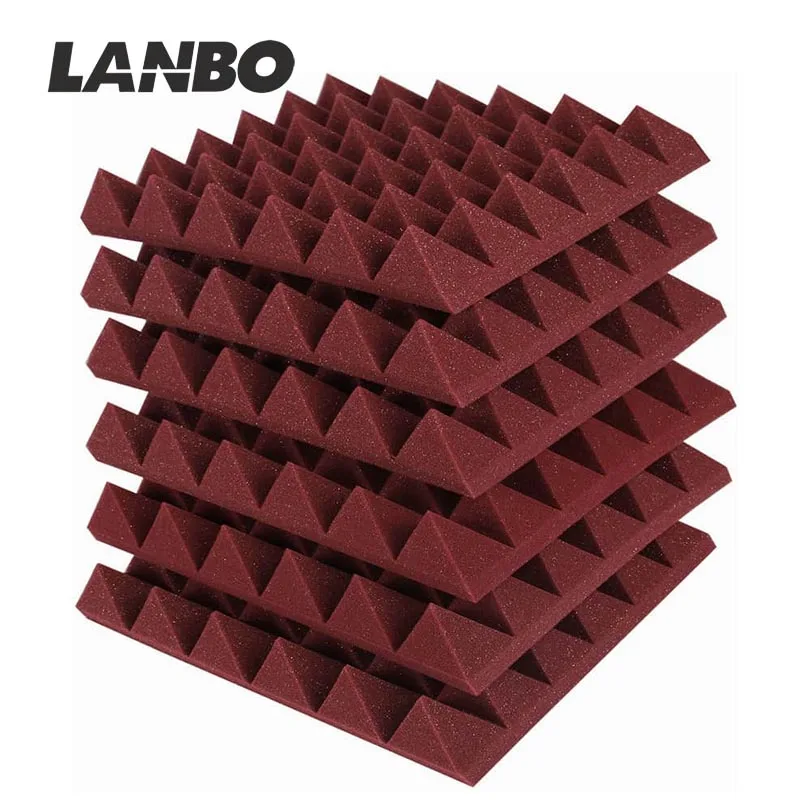 Pytamid Shape Sound Absorbing Material - LANBO Acoustic Foam Panels