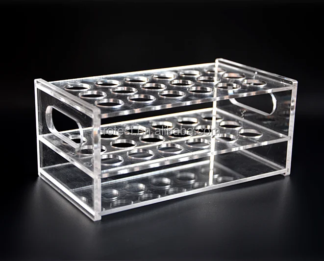 Laboratory Acrylic Test Tube Holder Rack - Buy Test Tube Rack,Acrylic ...