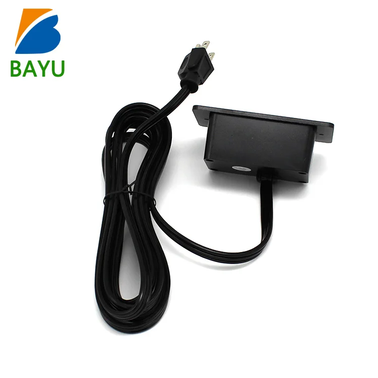 Ac 120v 12a Home Use Safety Electric Power Socket Us Single Outlet With ...