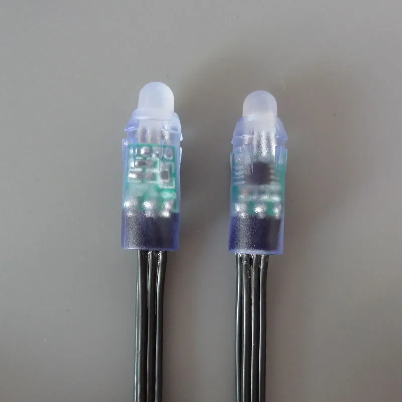 50ct Nodes 18awg Back Wire Smart RGB Pixel Bullet WS2811