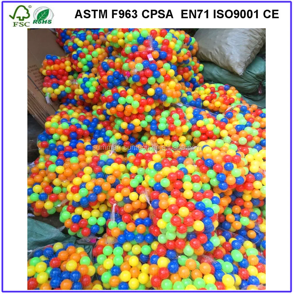 5000 PU PE Ball Pit Balls for Bath Time Fun - Safe & Soft