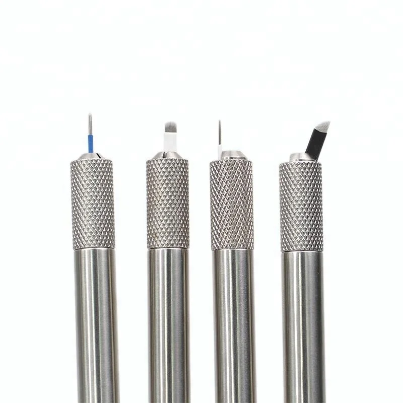 Microblading Pen Eyebrow Manual Tattoo Pen Permanent Makeup Stainless ...
