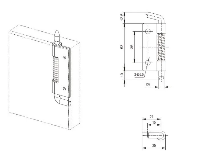 Spring Loaded Hinge For Cabinet - Buy Small Spring Hinge,Concealed ...