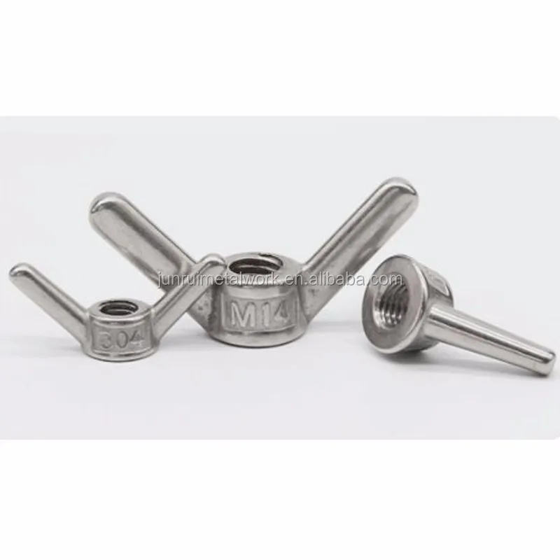 M10 M12 M14 Stainless Steel Sus304 Forged Long Butterfly Wing Nut - Buy ...