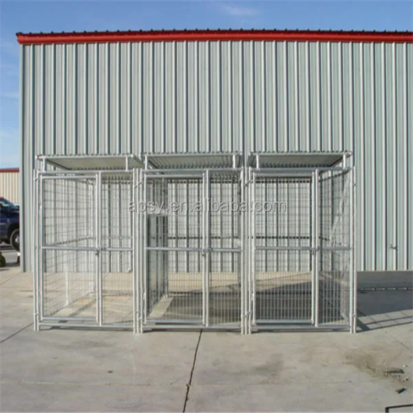 Heavy Duty Large Dog Run Kennel Outdoor Animal Cage Welded Mesh Panel ...