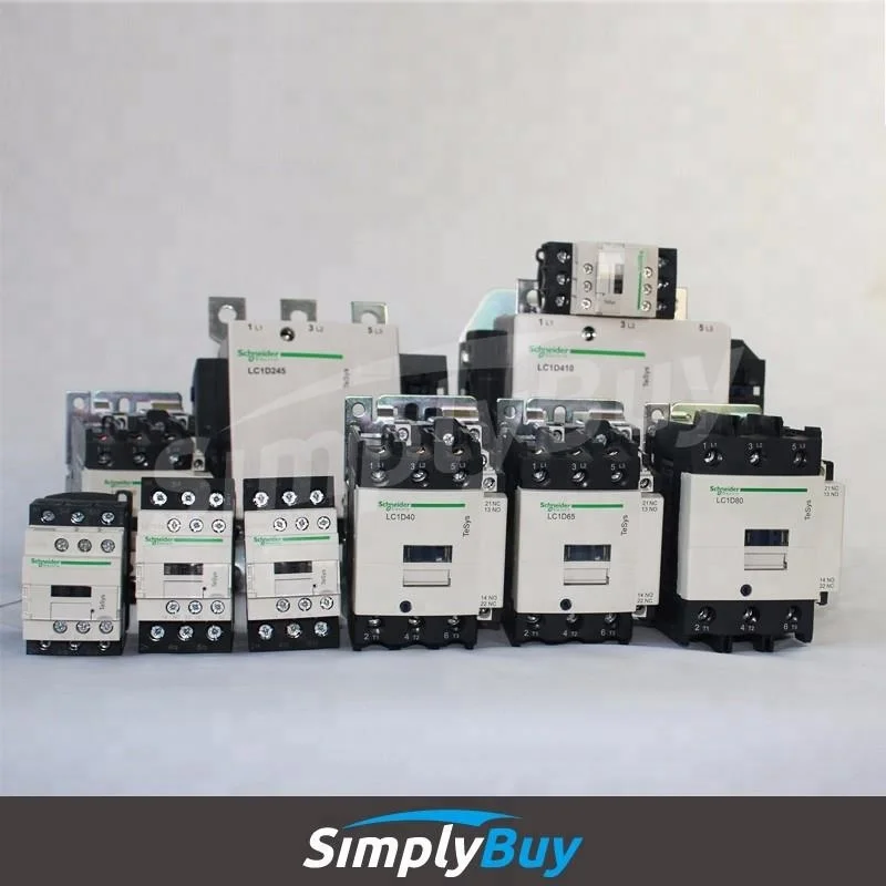 S-chneider Magnetic Contactor LC1D 3p 18A DC Contactor