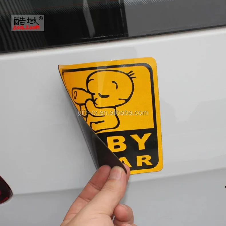 아기 자동차 광고 맞춤 로고 컬러 인쇄 장식 자동차 자석 스티커 Buy 자동차 자석 스티커맞춤형 자석 스티커맞춤형 로고 자석 스티커 Product On