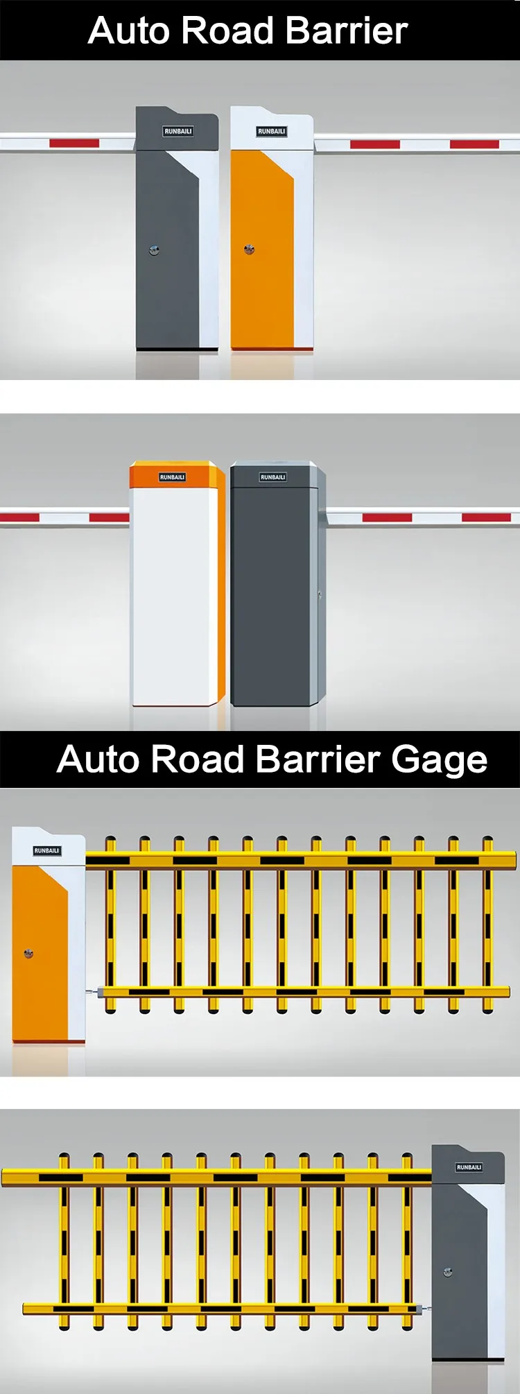 Barrier Gate In Access Control System - Buy Metal Barrier Gate,Used ...