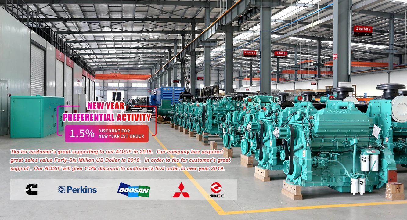 Aosif 100kva Super Silent Diesel Generator 3 Phase Closed Super ...