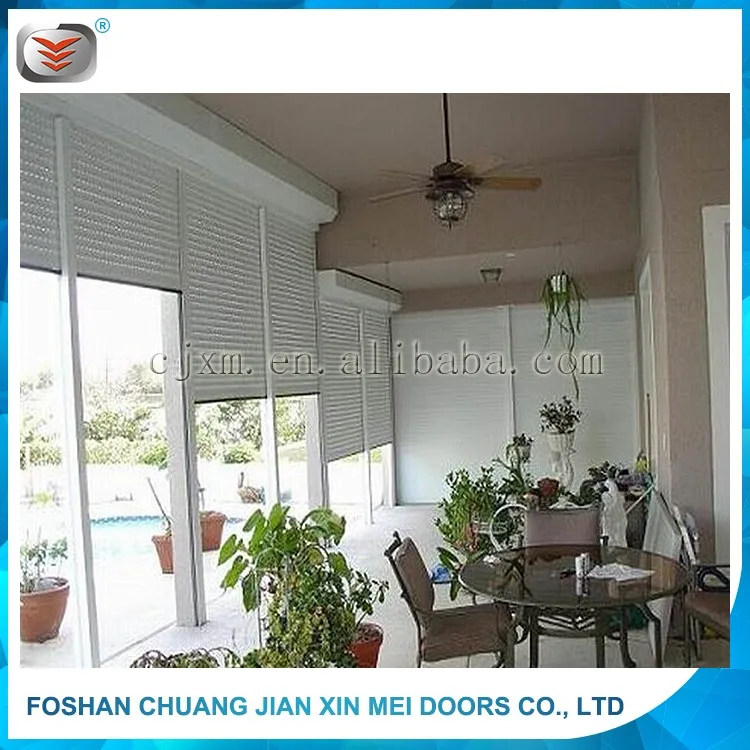 Modern Aluminum Roller Shutter Window & Door with Vertical Opening - OEM