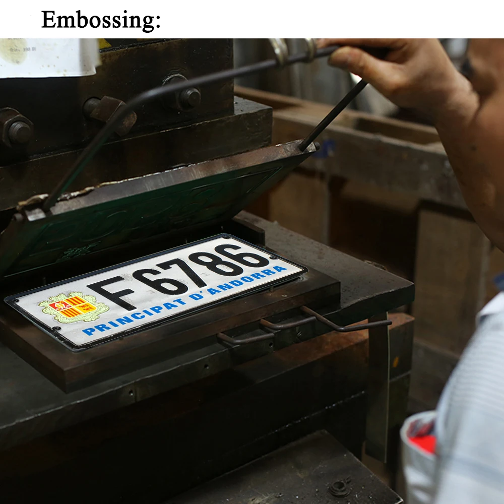 H&d Uk Car License Plate Motorcycle Number Plate Design Iso9001 ...